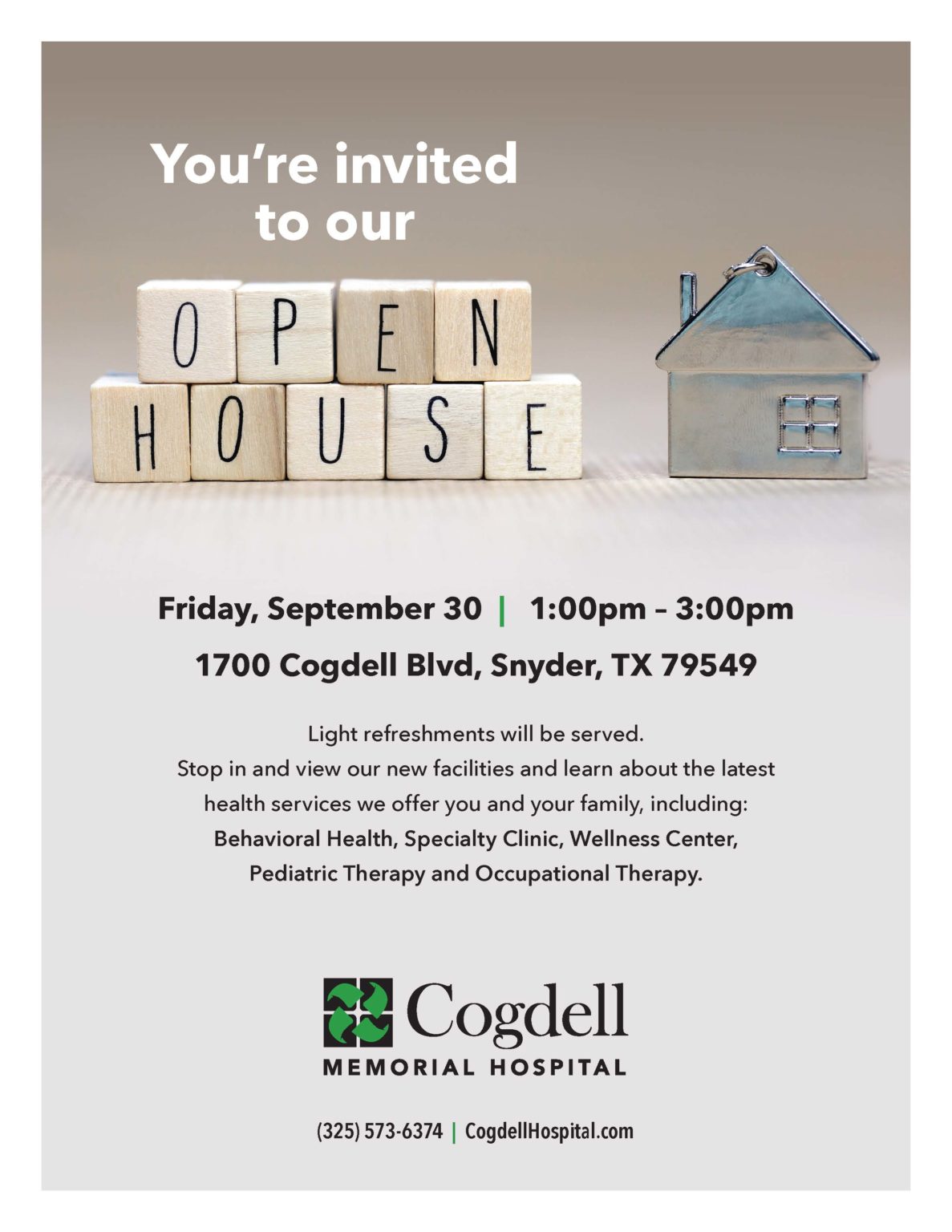 New Facilities Open House - Cogdell Memorial Hospital
